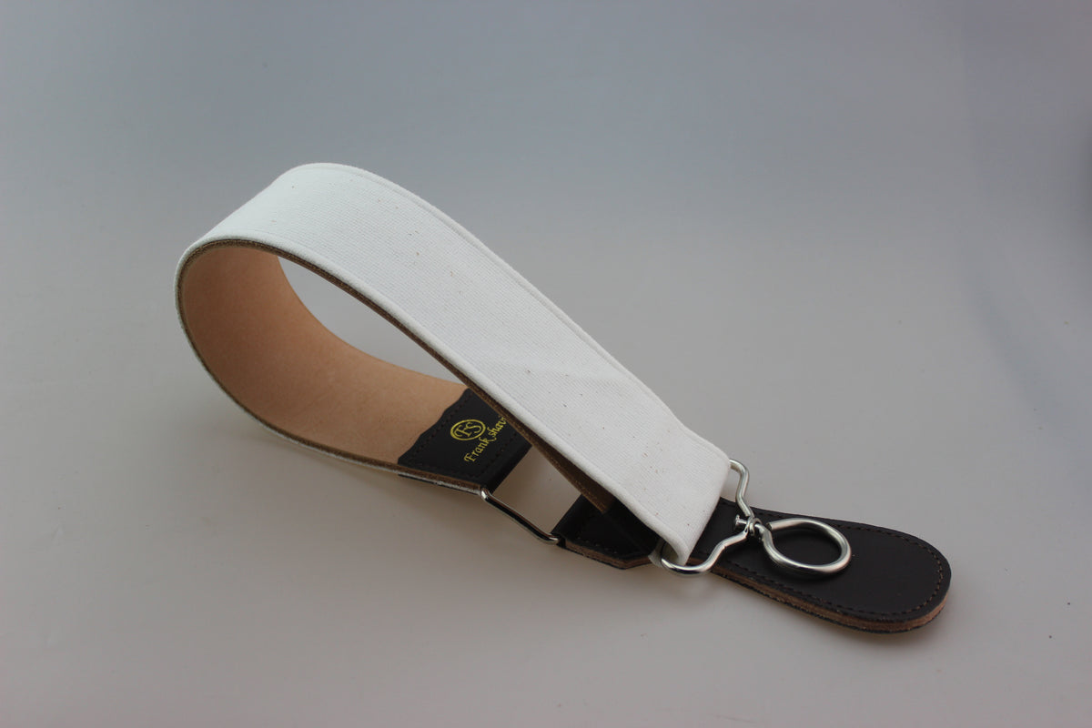 Leather & Canvas Hanging Strop with Flexible Cushioned handle – Frank ...